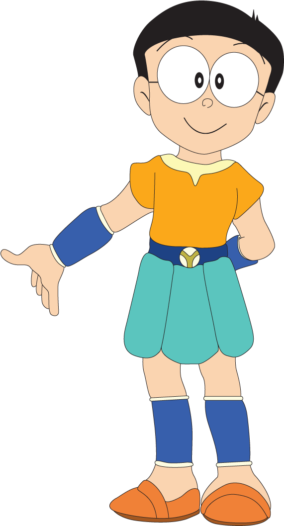 Nobita In Beautiful Dress - Nobita Png - (631x1234) Png Clipart Download