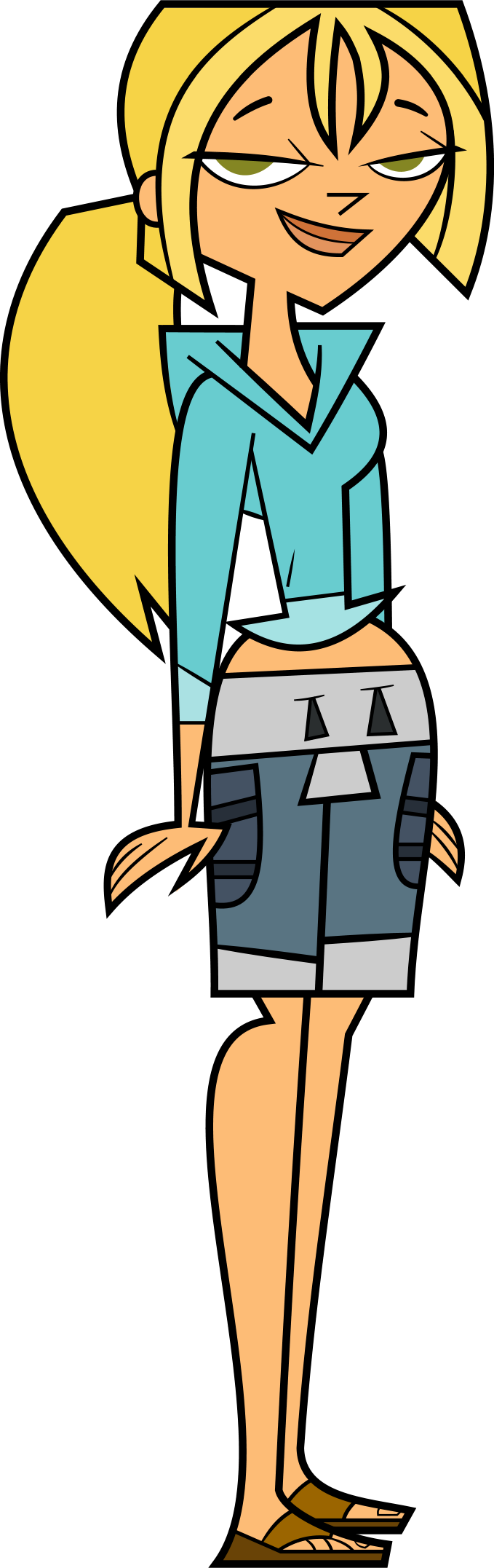 Total Drama Island - Total Drama World Tour Bridgette - (679x2153) Png ...