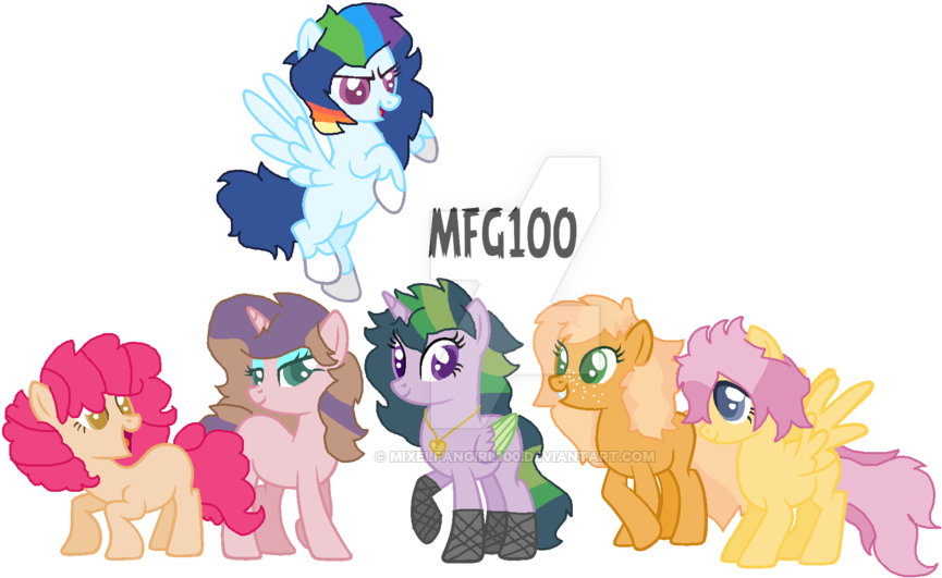 New Mlp Next Gen By Mixelfangirl100 - Cartoon - (1024x573) Png Clipart ...