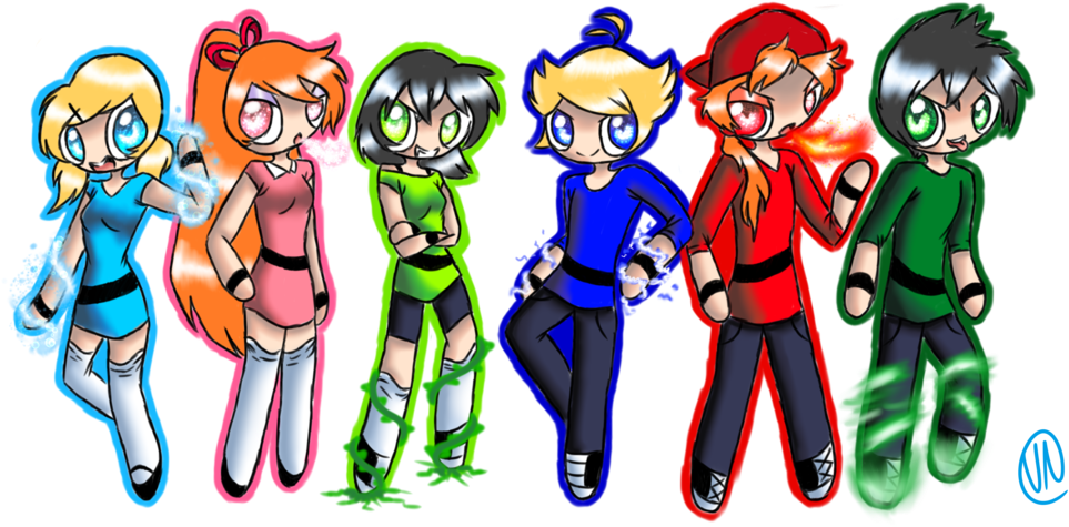 Powerpuff Girls Z Rowdyruff Boys Kiss Download - Ppg X Rrb - (1023x581 ...