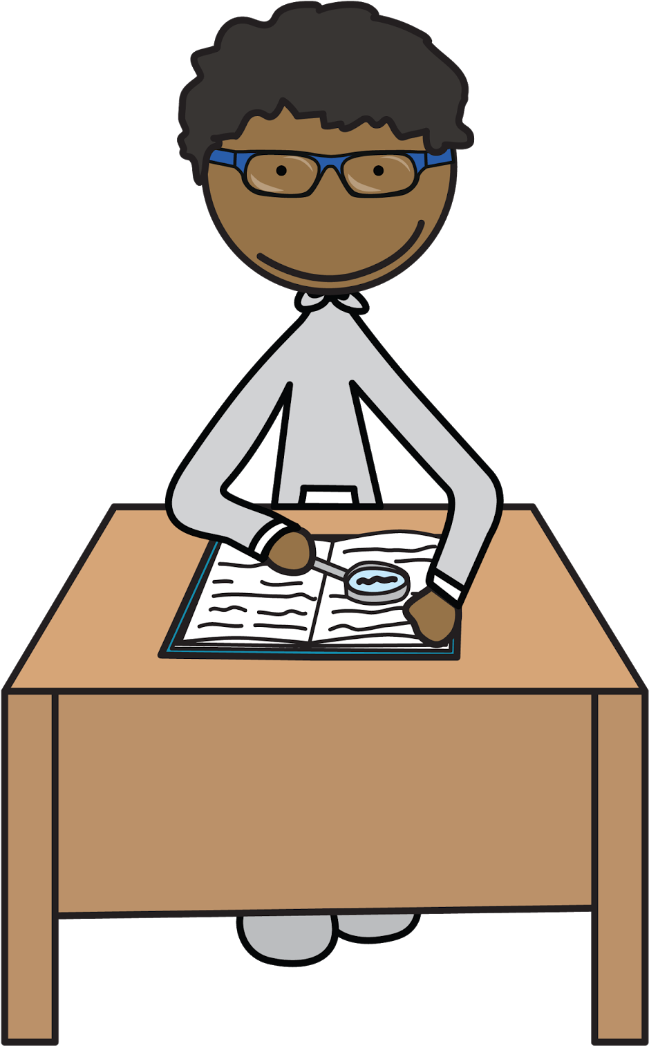 Reading Text Clipart - Evidence From Text Clipart - (1026x1600) Png ...