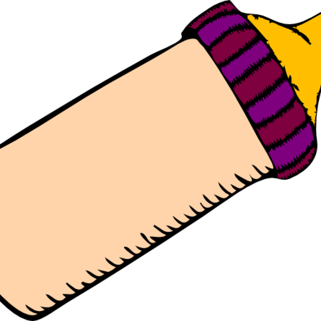 Baby Bottle Clipart Ba Girl Bottle Clip Art At Clker - Baby Bottle Clip ...