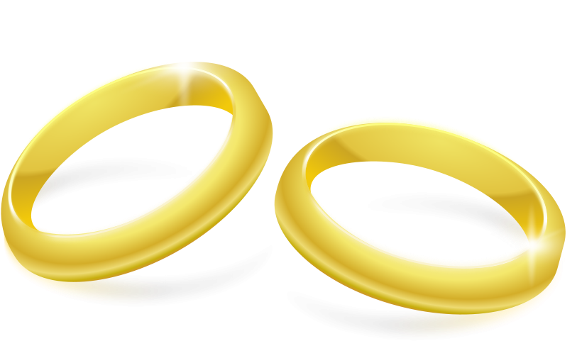 Interlocking Wedding Rings Clipart Wedding Rings Clipart - Gold ...