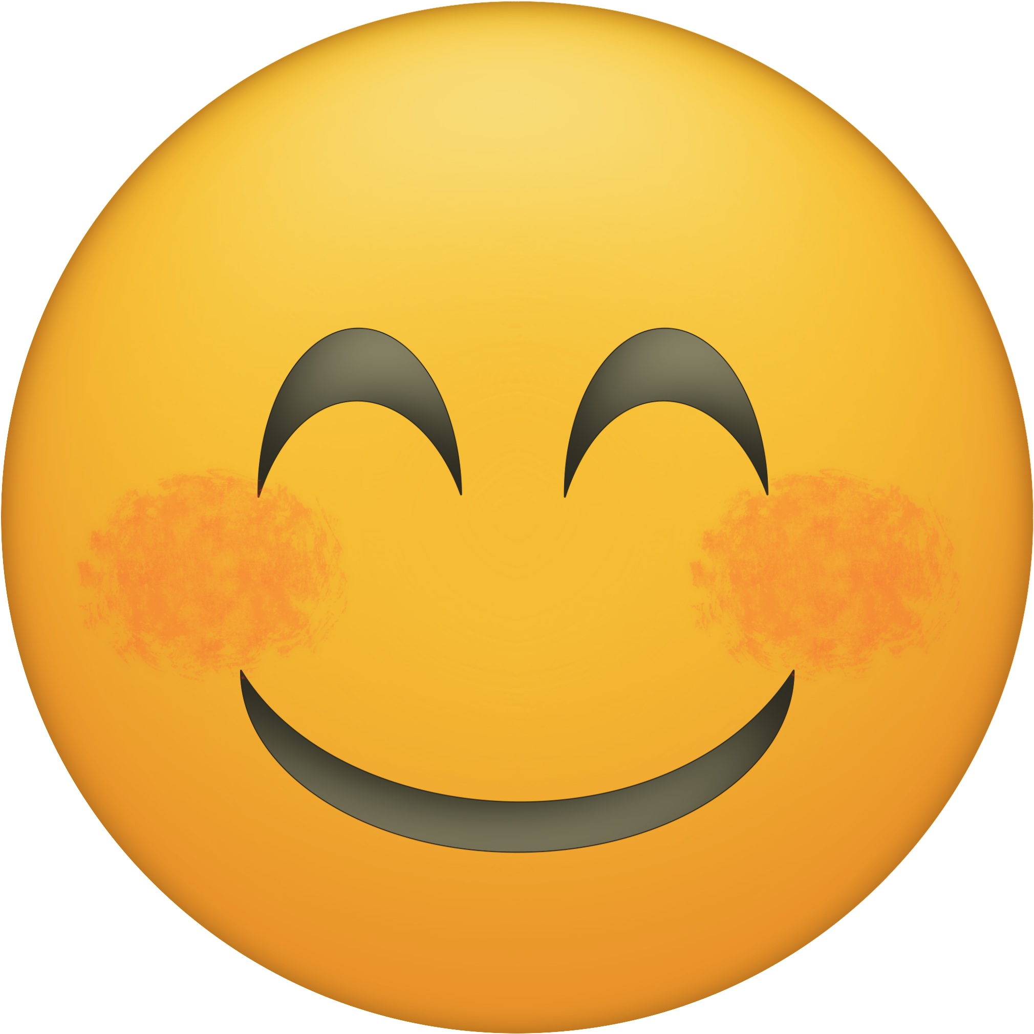 Printable Smiley Faces - Emoji Face - (2083x2083) Png Clipart Download