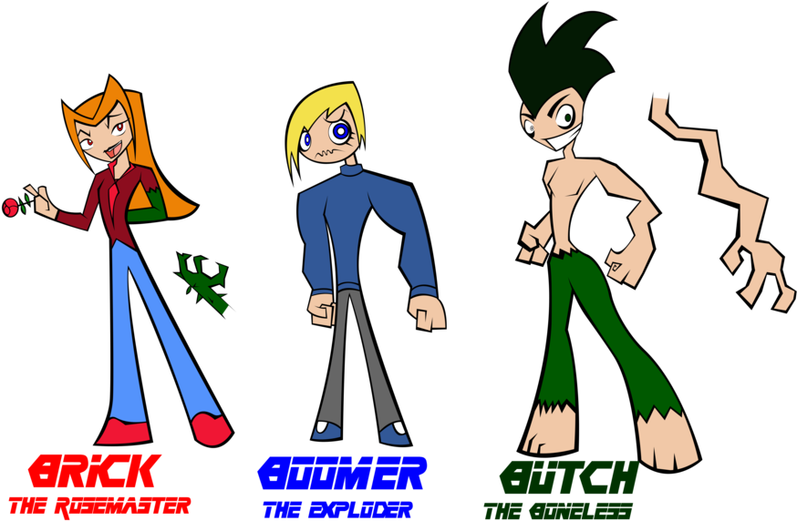 Powerpuff Girls And Rowdyruff Boys Base - Cartoon - (900x632) Png ...