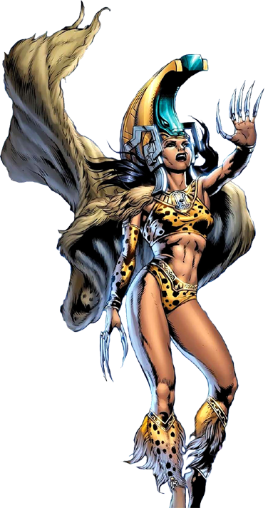 Ixchel Jaguar Goddess - Ixchel - (376x712) Png Clipart Download