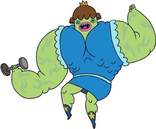 47, July 23, 2012 - Adventure Time Big Muscles - (547x450) Png Clipart ...