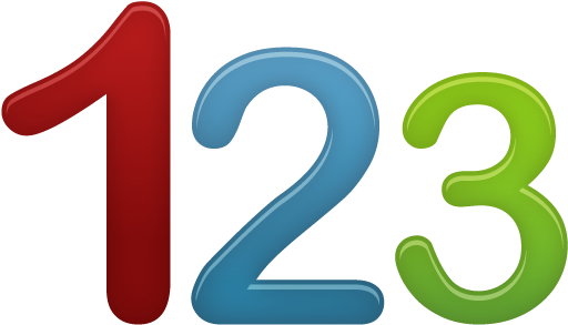 Numbers - Numbers Icon Png - (512x512) Png Clipart Download