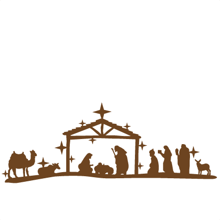 Nativity Svg Scrapbook Cut File Cute Clipart Files - Free Nativity Svg ...