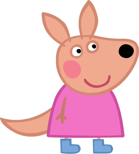 All - Peppa Pig Characters Png - (562x625) Png Clipart Download
