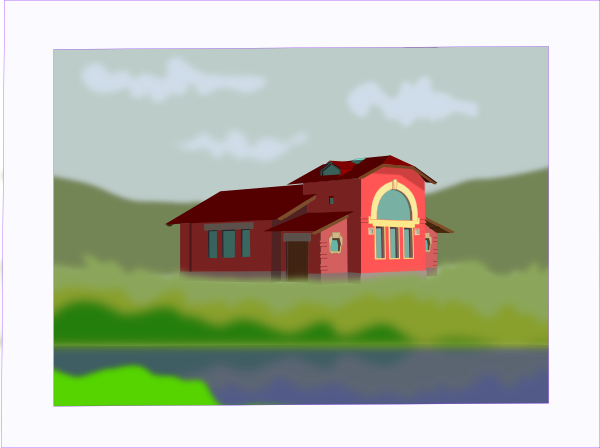 Vector House - Clip Art - (1005x750) Png Clipart Download