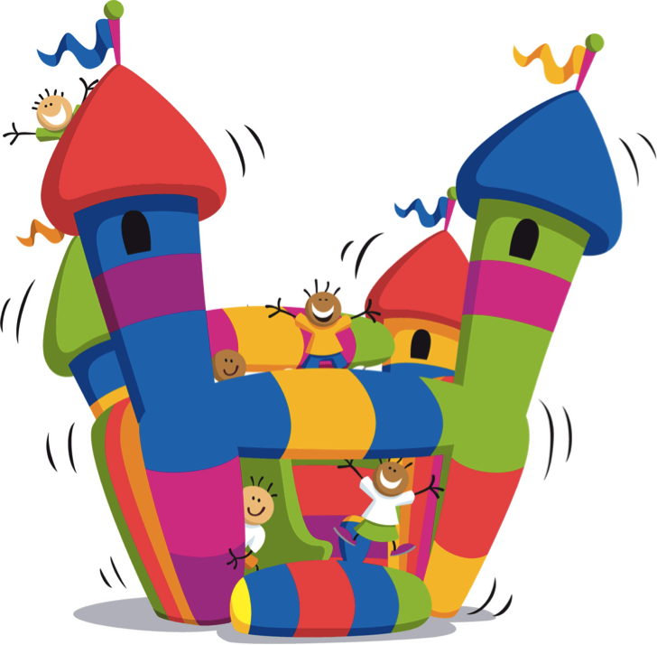 Bouncy Castle - Bouncy Castle Clipart Transparent - (728x714) Png ...