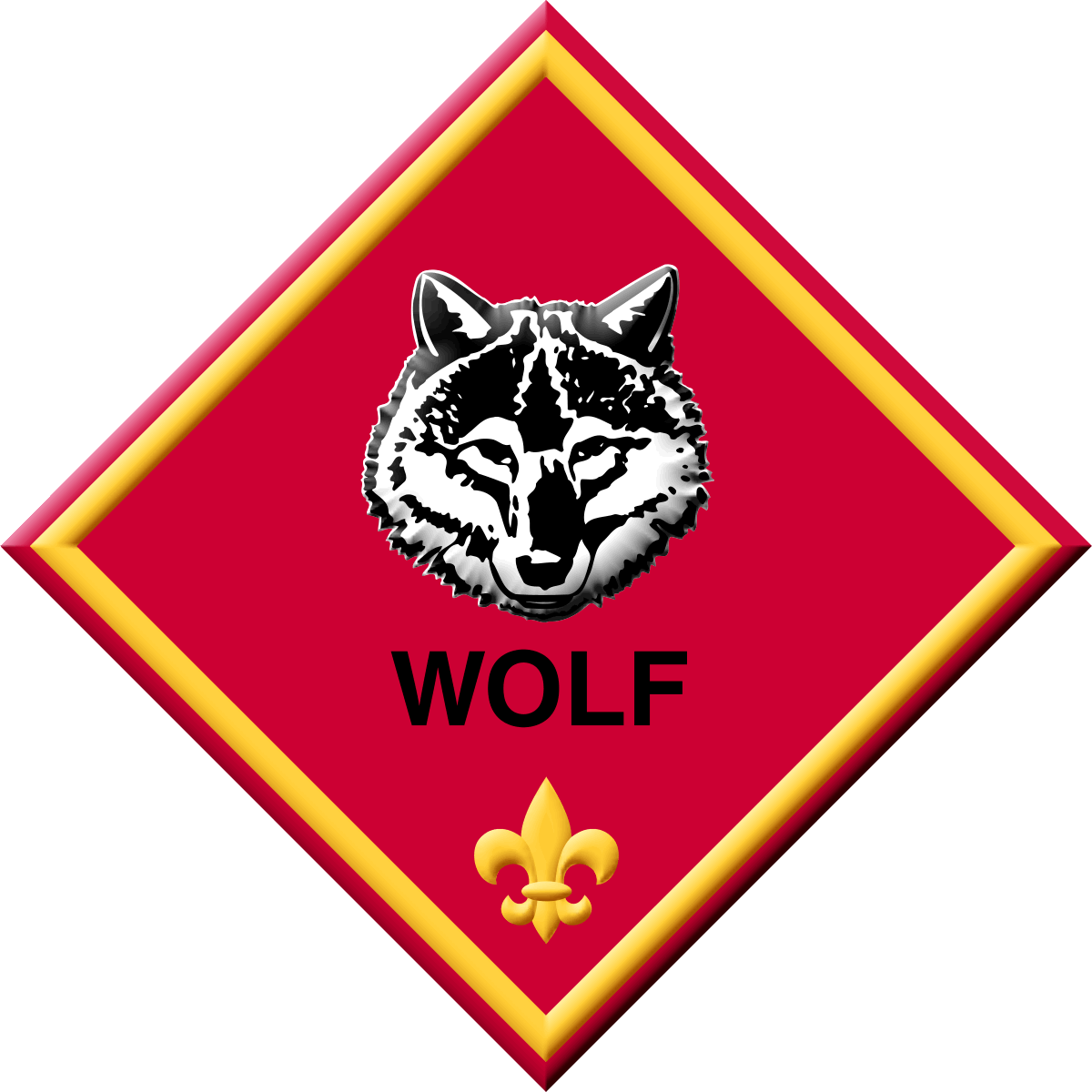Cub Scouts Wolf Badge - Full Size PNG Clipart Images Download