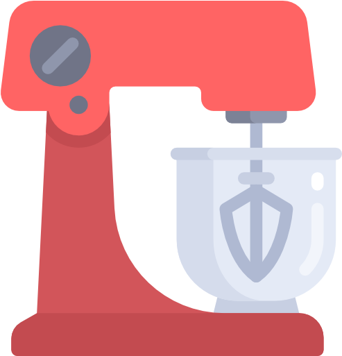 Kitchen Baking Clipart Set Mixer - Icon Mixer Png - (512x512) Png ...