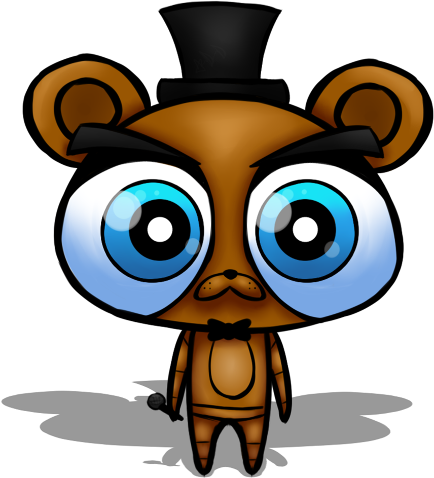 Fnaf Chibi Freddy - (1024x1024) Png Clipart Download