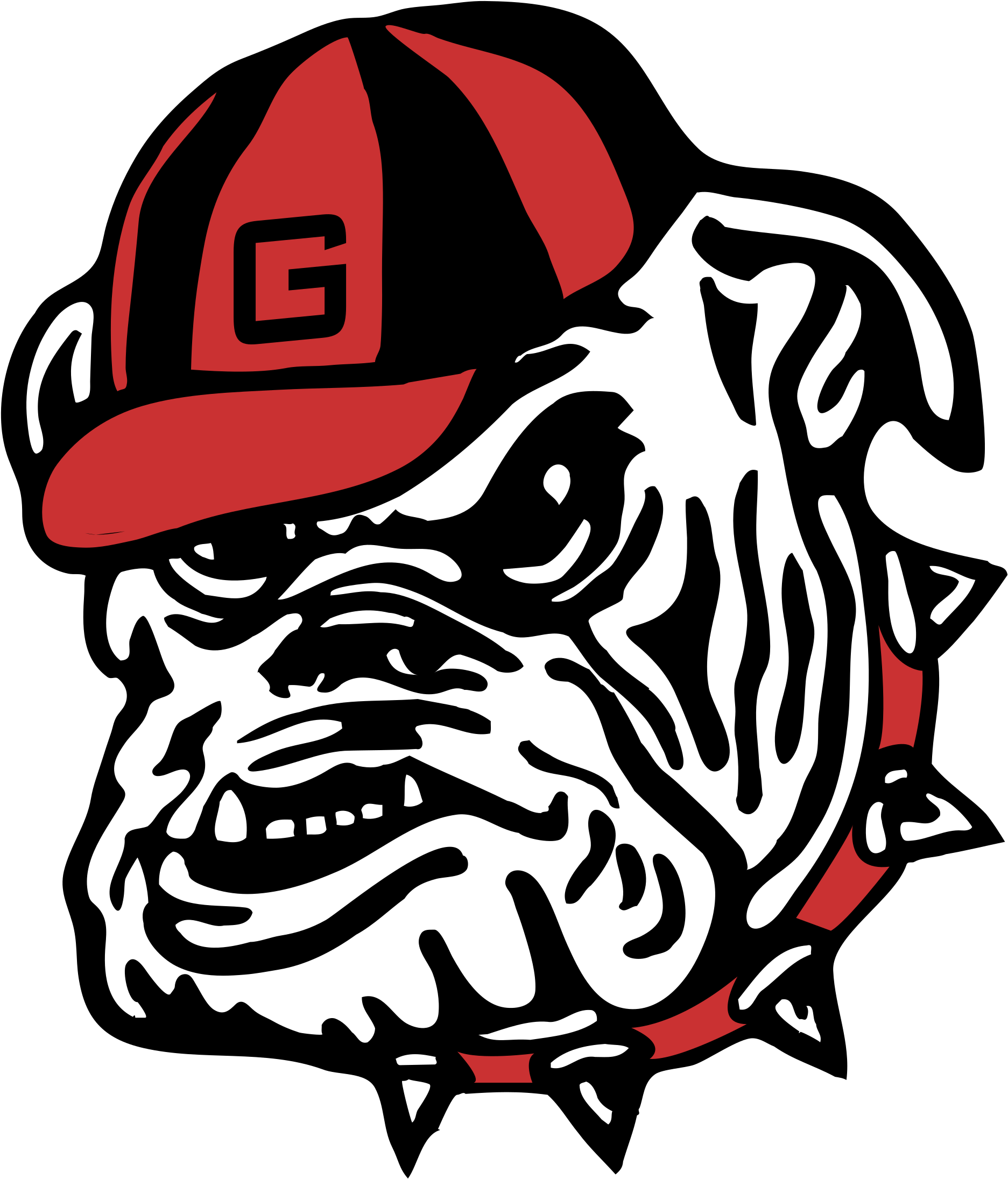Georgia Bulldogs Logo - Georgia Bulldog Baseball Logo - (2400x2400) Png ...