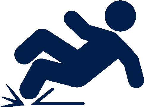 Slip And Fall - Trips And Falls - (512x512) Png Clipart Download