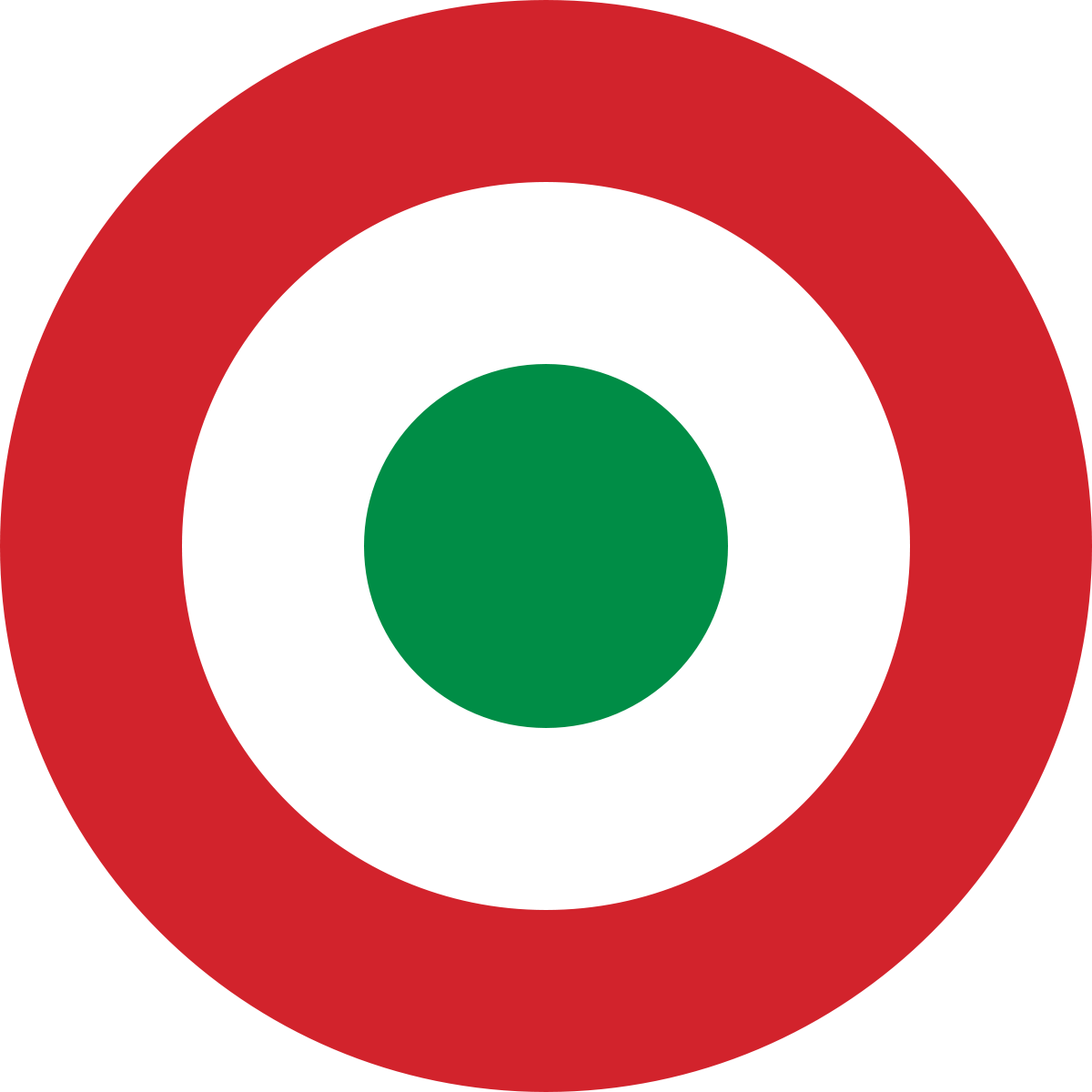 Italian Air Force Roundel - (1200x1200) Png Clipart Download