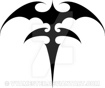 Vya's Vampire Double Cross Tattoo By Vyamester - Vampire Symbol Tattoo ...