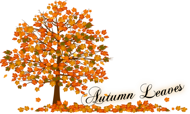 Autumn Tree Clip Art - Fall Leaves Clip Art - (640x386) Png Clipart ...