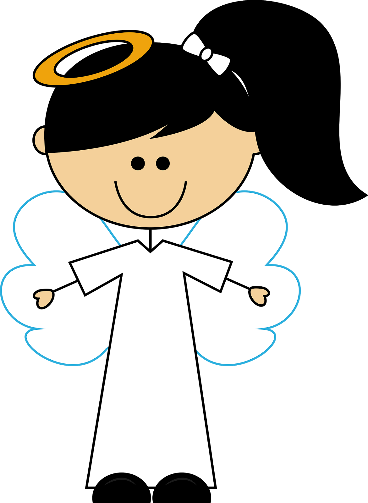 Ꭺŋɠєɩʂ - Stick Angels - Full Size PNG Clipart Images Download