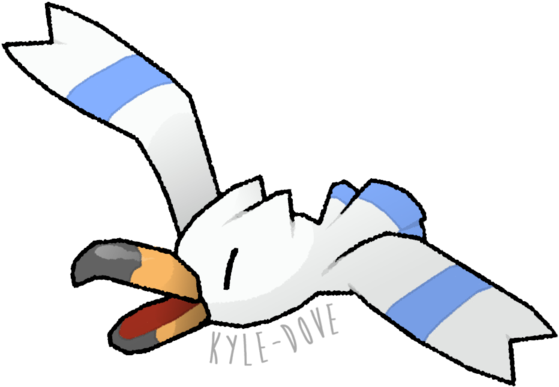 Wingull By Kyle-dove - Wingull Png - (600x600) Png Clipart Download