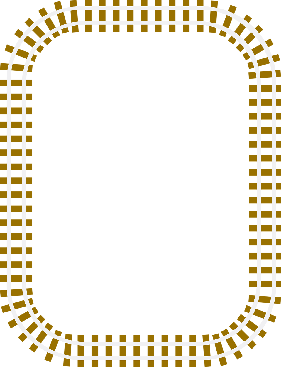 Railways Clipart Border - Train Track Border - (958x1250) Png Clipart ...