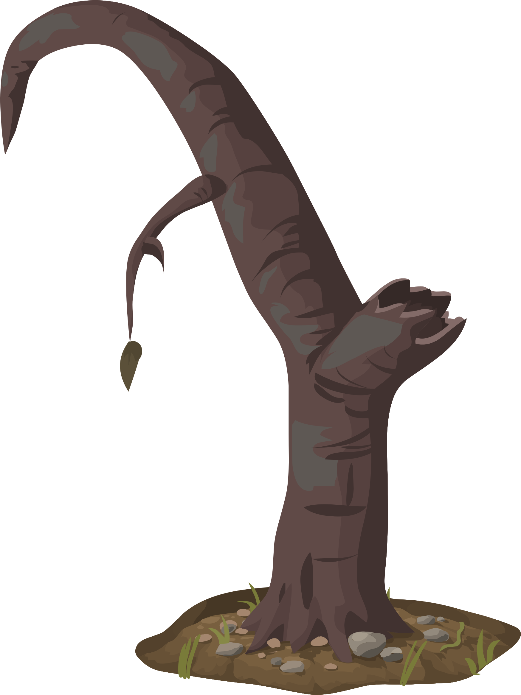 Dead Clipart Plants And Animal - Tree - (1961x2400) Png Clipart Download