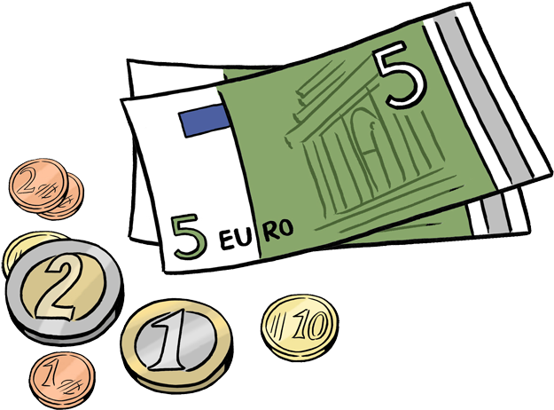 Der Bundes - Geld Gezeichnet - (661x500) Png Clipart Download