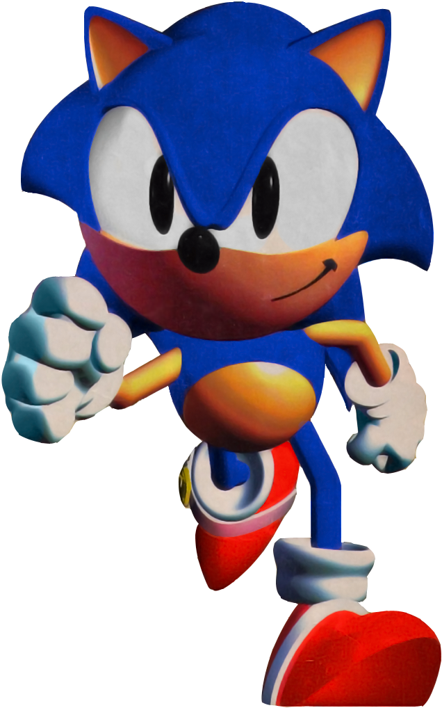 Sonic Xtreme Cgi Render - Sonic X Treme Png - (648x1024) Png Clipart Download