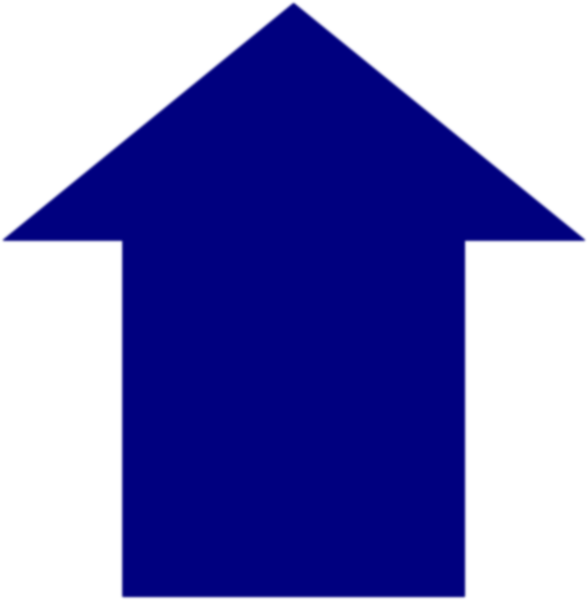 Blue Arrow Png Clip Art - Blue Arrow Pointing Up - Full Size PNG Clipart Images Download