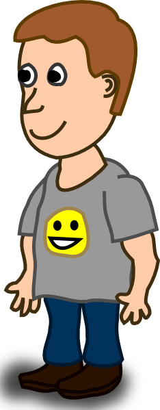 Comic Character - (234x599) Png Clipart Download