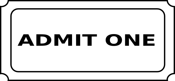 38 Free Printable Admit One Ticket Clipart - Admit One Ticket Template ...