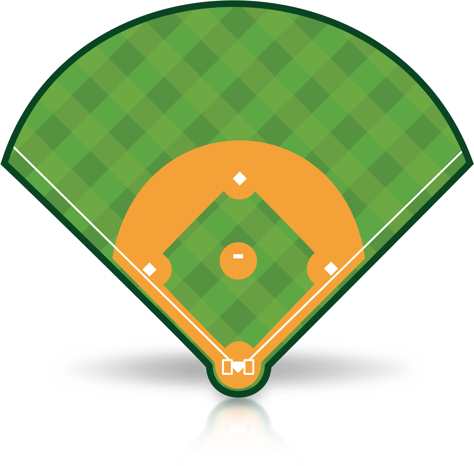 Animated Baseball Field - (1600x1600) Png Clipart Download