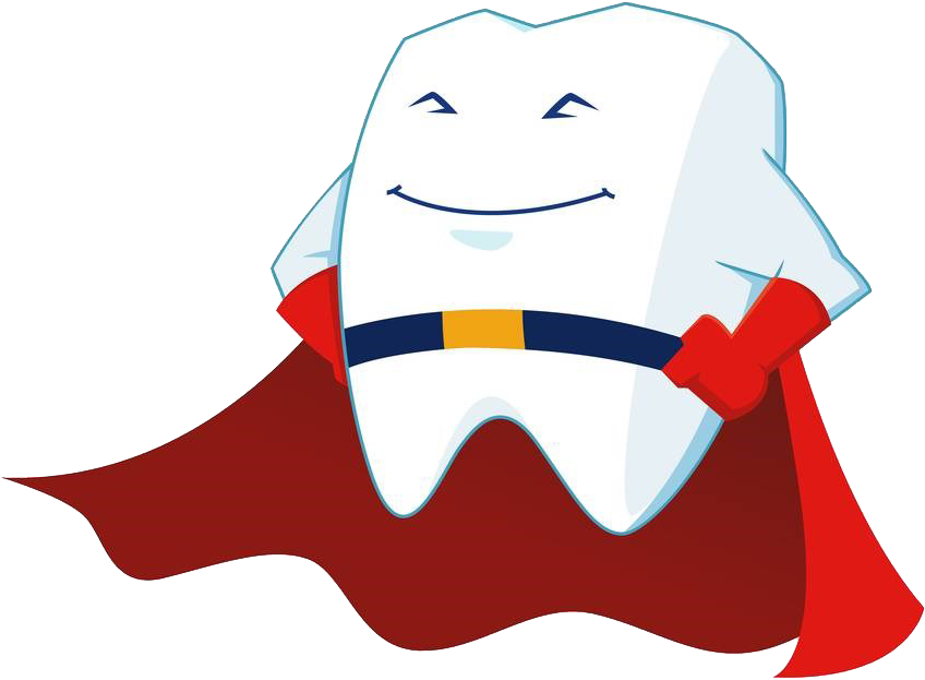 Tooth Superhero Cartoon Royalty-free - Tooth Superhero - (1000x1000 ...