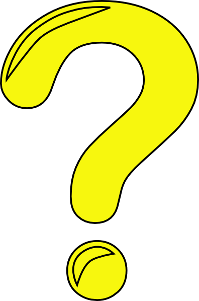 Yellowqmrk Clip Art At Clker - Question Mark Clipart Yellow - (396x598 ...
