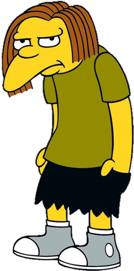 Dolph-starbeam - Simpsons Bully Characters - (272x550) Png Clipart Download