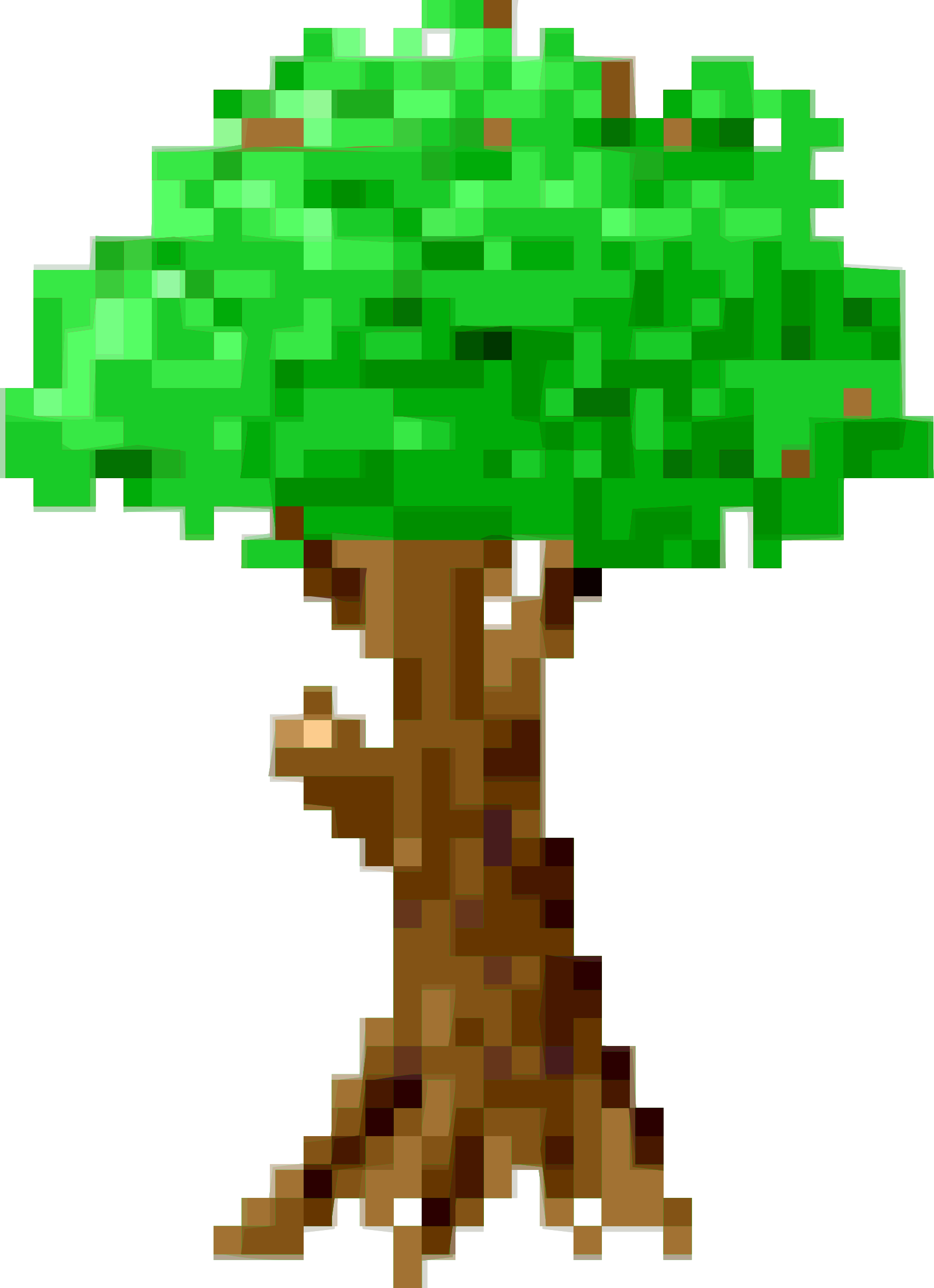This Free Icons Png Design Of Pixel Tree - Pixel Tree Png - (1741x2400 ...