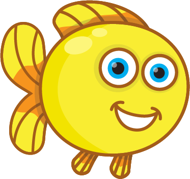 Star Fish Outline - 2d Fish Sprite - (373x351) Png Clipart Download