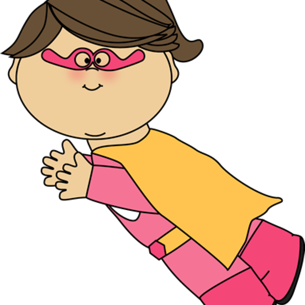 Superhero Kids Clipart Superhero Clip Art Superhero - Flying Superhero ...