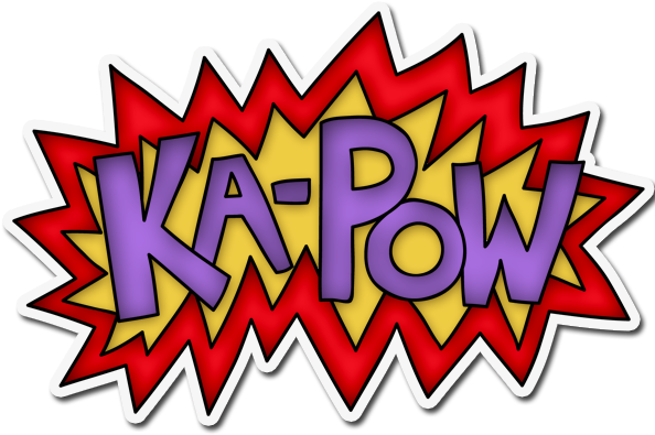 Batman Clipart Kapow - Batman And Robin Kapow - Full Size PNG Clipart Images Download