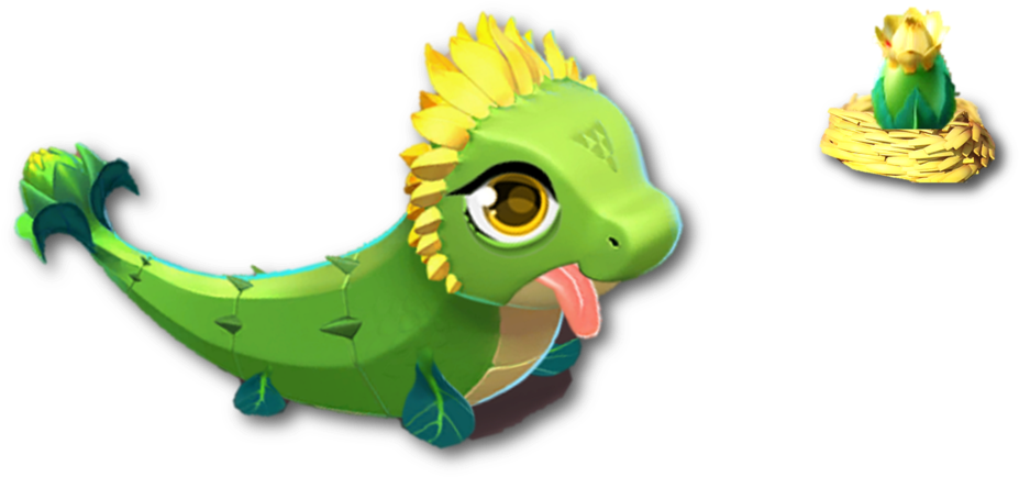 Baby Sunflower Dragon - Dragon Mania Legends Sunflower Dragon ...