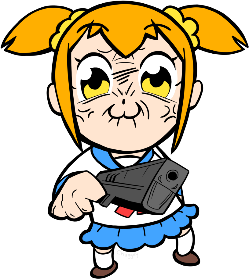 Popuko With A Transparent Background - Cartoon - (1280x1920) Png ...