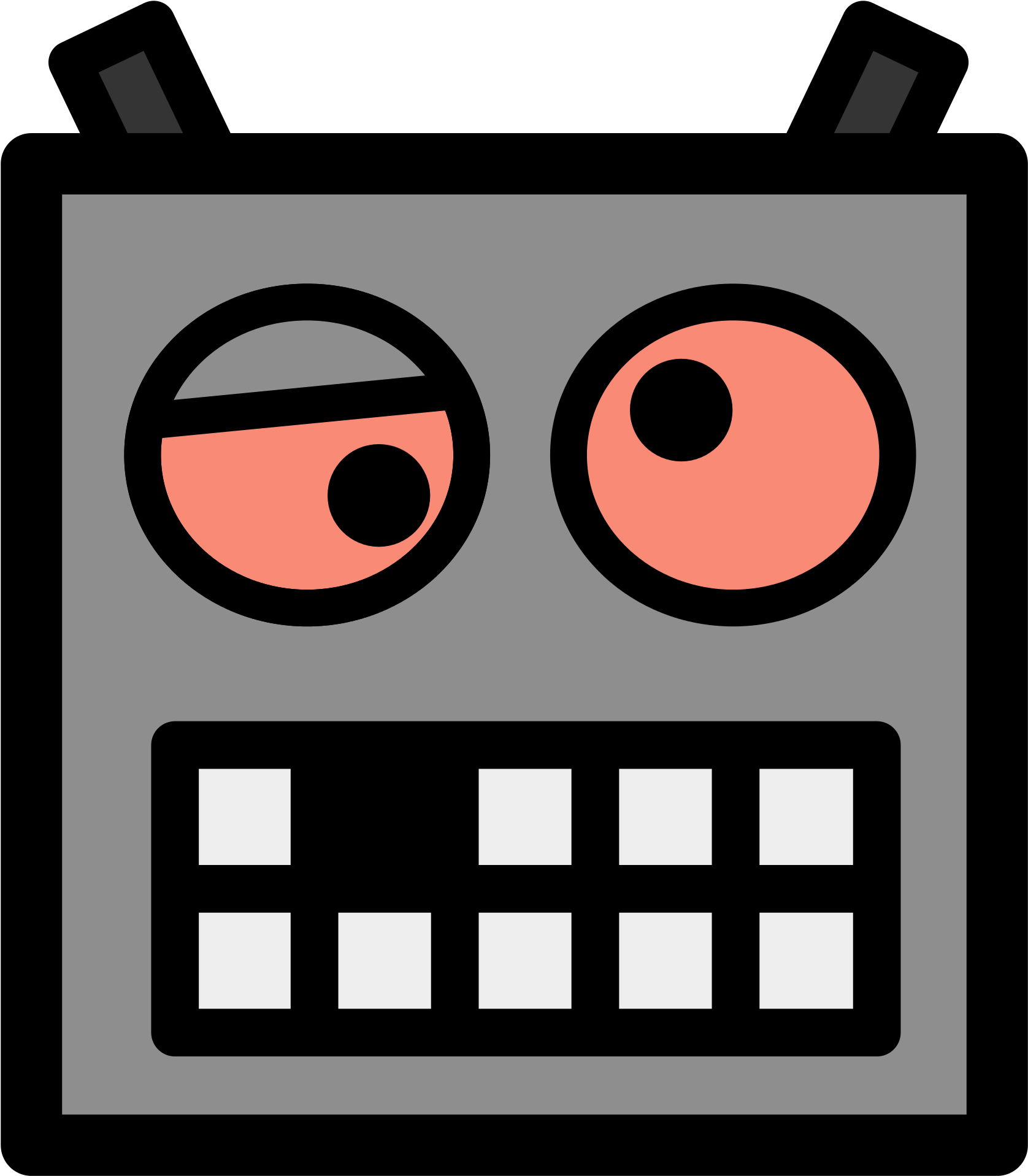 Cartoon Camera Pictures 16, Buy Clip Art - Simple Robot Head ...