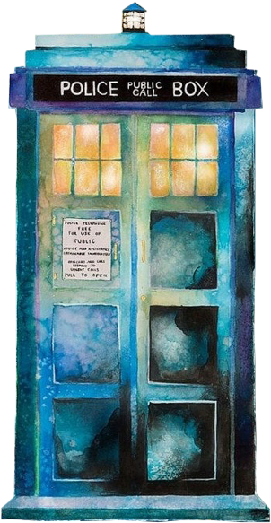 Tardis Drawing Tumblr - Doctor Who Transparent Tardis - (500x705) Png ...