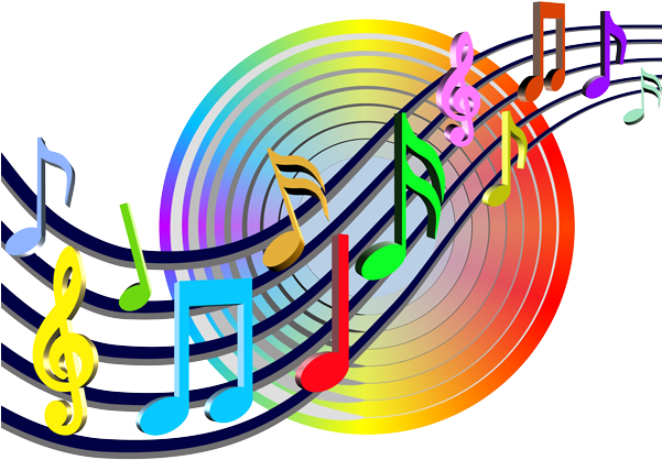 Great Music - Colorful Musical Notes Symbols - Full Size PNG Clipart ...