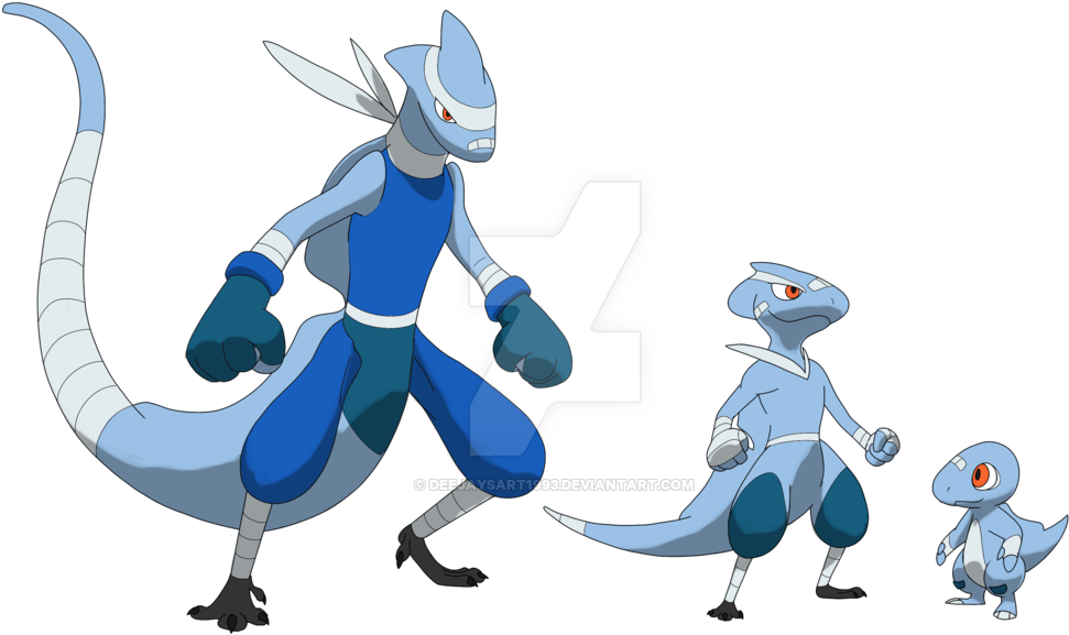 The Water Type Starters By Deejaysart1993 On Deviantart - Water Type ...