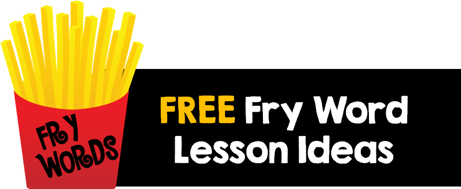 Fry Word Clip Art - (1052x389) Png Clipart Download