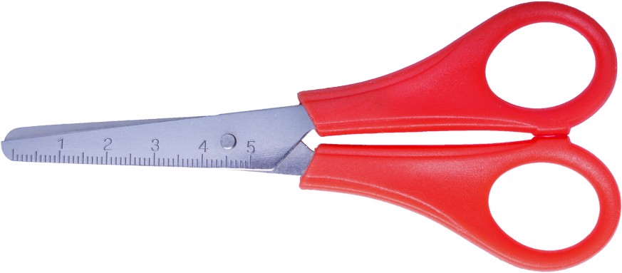 Student Scissors - Red - (1003x493) Png Clipart Download