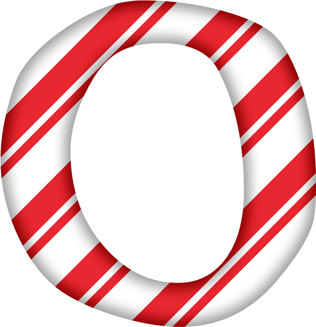Free Printable Candy Cane Letters - Full Size PNG Clipart Images Download